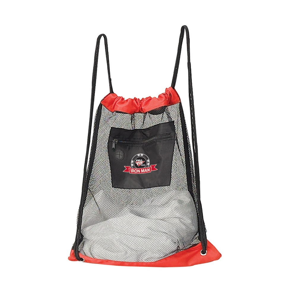 Mesh Drawstring Backpack